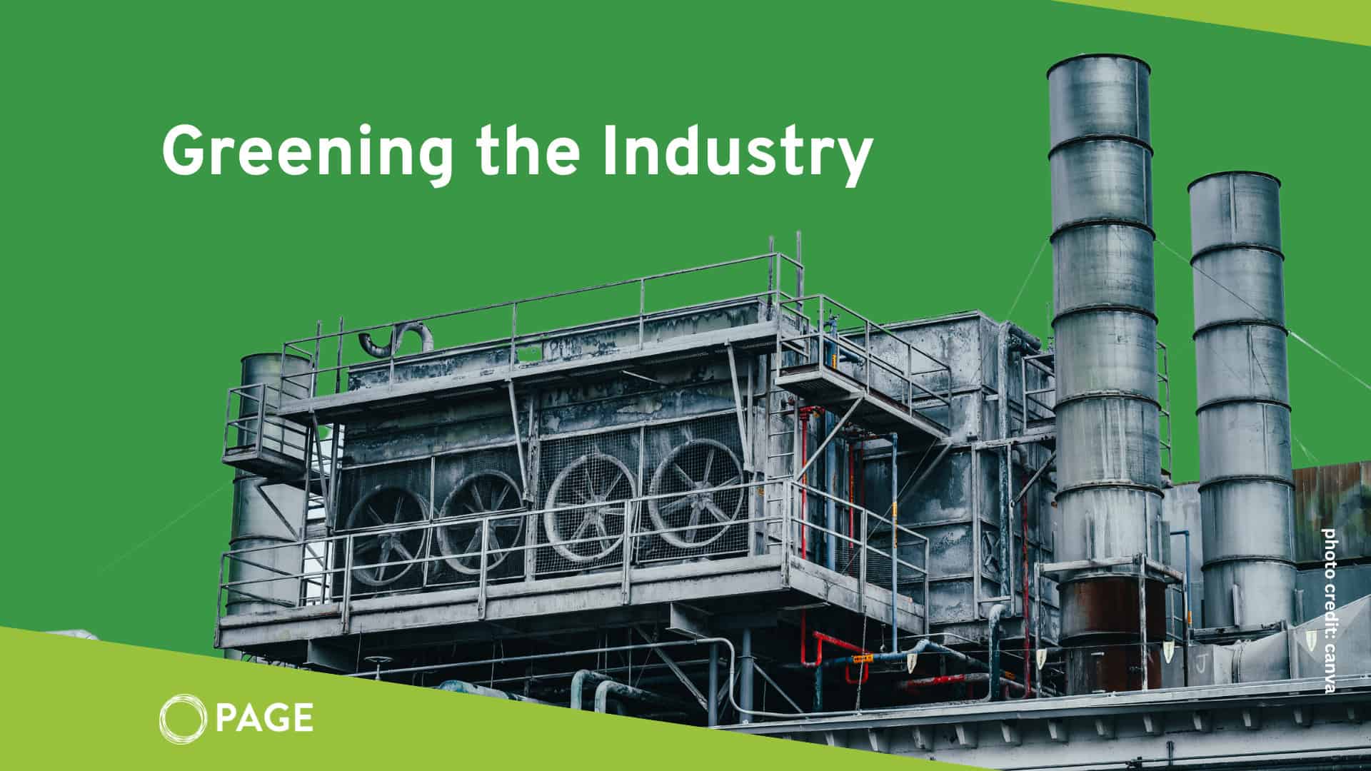 What is PAGE doing for Greening the Industry? - UN PAGE - Partnership ...
