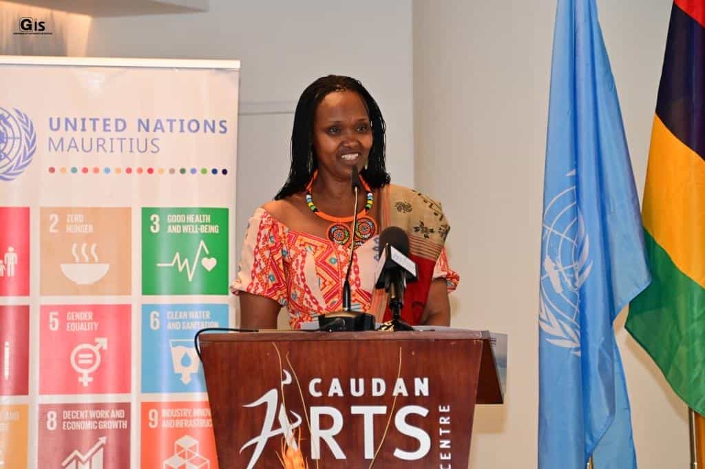 UNRC Christine Umutoni speech at PAGE Mauritius Transition ceremony ...